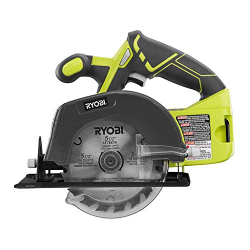 RYOBI P1819 18V One+ Lithium Ion Combo Kit (6 Tools: Drill/Driver, Impact Driver, Reciprocating Saw, Circular Saw, Multi-Tool, LED Worklight, 4.0 Ah & 1.5 Ah Battery, Charger, Bag)