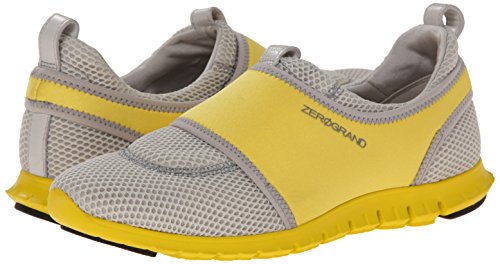 Cole Haan Women's Zerogrand Slip-On Fashion Sneaker, Silver Mesh/Vapor Grey/Sunray, 10.5 B US