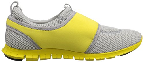 Cole Haan Women's Zerogrand Slip-On Fashion Sneaker, Silver Mesh/Vapor Grey/Sunray, 10.5 B US