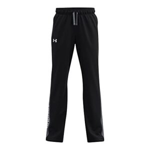 under armour boys brawler 2.0 pants , black (001)/white , youth large