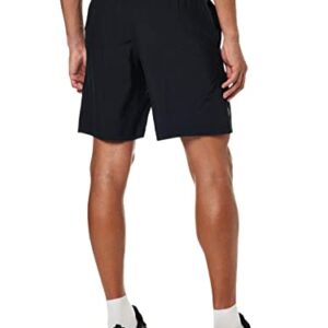 Under Armour Men's Woven Graphic Wordmark Shorts , Black (001)/Pitch Gray , Small