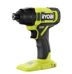 ryobi one+ 18v cordless 1/4 in. impact driver (tool only) green