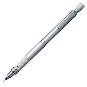 uni kuru toga roulette model auto lead rotation mechanical pencil 0.5 mm – silver body (m510171p.26 )with the spare 20 leads only for kuru toga value set