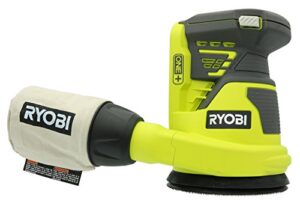 ryobi p411 one+ 18 volt 5 inch cordless battery operated random orbit power sander (battery not included / power tool only)