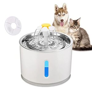 FUUIE Bowls for Food and Water New Electric Automatic Pet Cat and Dog Water Dispenser Water Dispenser Feeder Bowl Pet Water Dispenser Pet Cats and Dogs (Color : Blue)