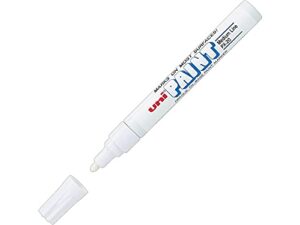 uni paint marker, bullet point, white, dozen