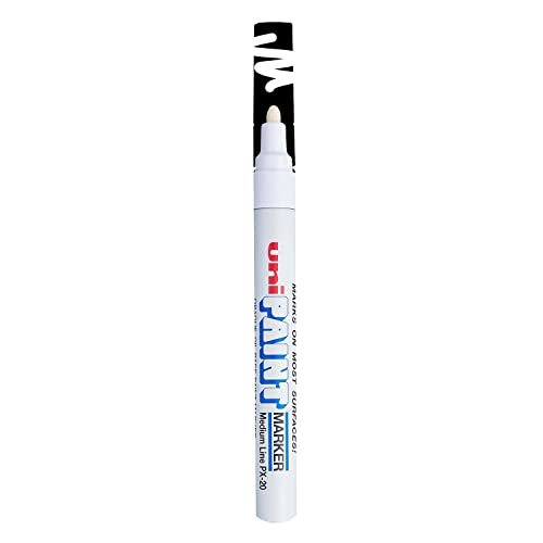 uni Paint Marker, Bullet Point, White, Dozen