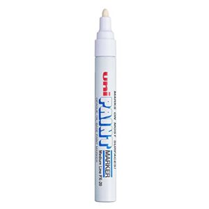 uni Paint Marker, Bullet Point, White, Dozen