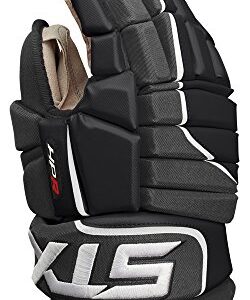 STX Ice Hockey Stallion HPR Junior Gloves, Black/Black, 12