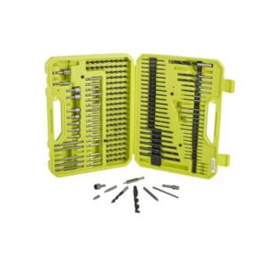 ryobi drill and driver bit set (195-piece)