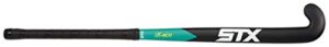 stx ix 401 indoor field hockey stick 36.5″, black/teal/bright yellow