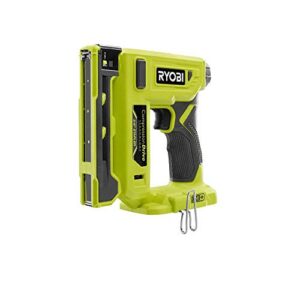 ryobi 18-volt one+ cordless compression drive 3/8 in. crown stapler (tool only) p317