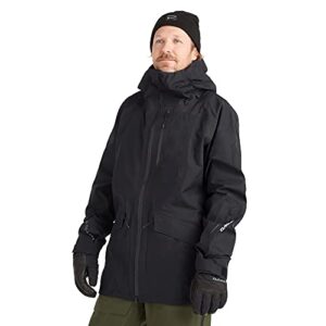 dakine mens stoker gore-tex 3-layer ski/snowboard winter jacket, black, medium