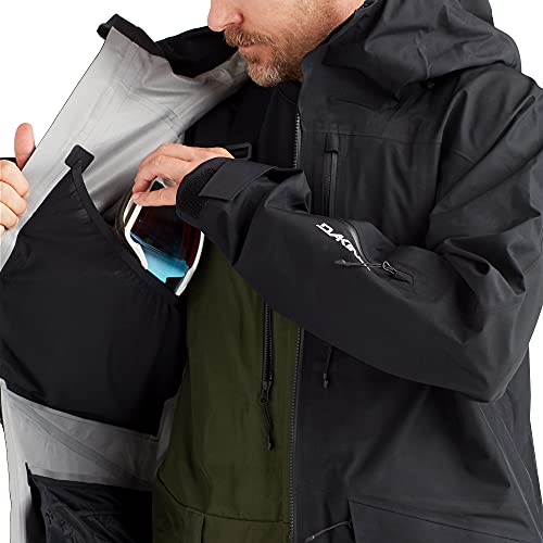 Dakine Mens Stoker Gore-Tex 3-Layer Ski/Snowboard Winter Jacket, Black, Medium