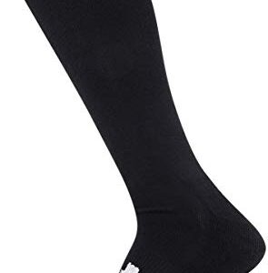 Under Armour Adult Tactical HeatGear Over-The-Calf, 1-Pair , Black/White 1 , Large