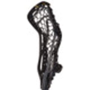 STX Lacrosse Crux 600 Strung Head with Crux Mesh Pro Pocket, Black/Black