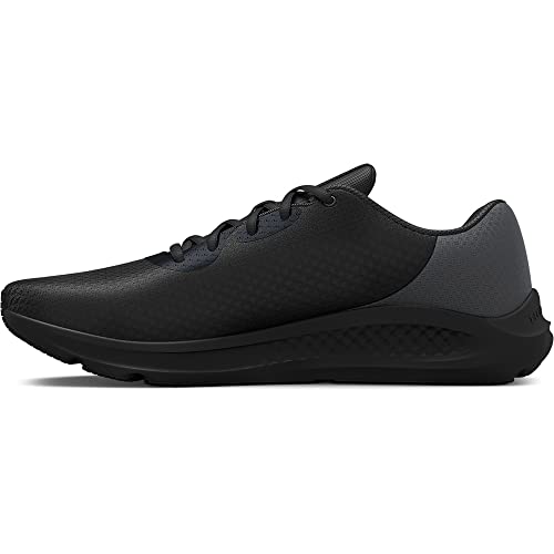 Under Armour Men's Charged Pursuit 3 Running Shoe, Black (002)/Black, 7