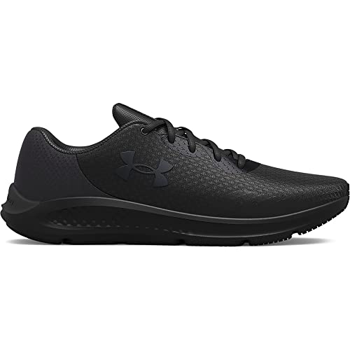 Under Armour Men's Charged Pursuit 3 Running Shoe, Black (002)/Black, 7