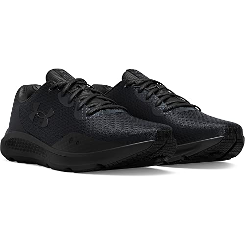 Under Armour Men's Charged Pursuit 3 Running Shoe, Black (002)/Black, 7