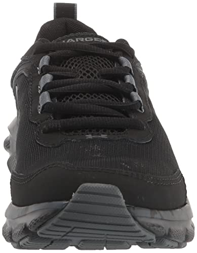 Under Armour Men's Charged Assert 9 Camo Sneaker, Black (001)/Black, 9.5