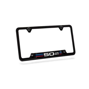 bmw 50 years of m license plate frame 82115a75da6