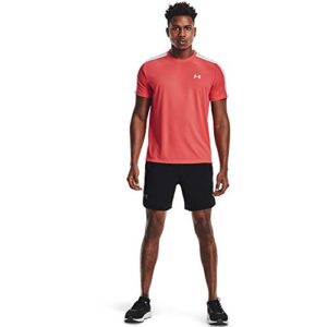 Under Armour mens Launch Run 7-inch Shorts , Black/Reflective , Large