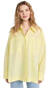 staud women’s payton top, sunray, yellow, m