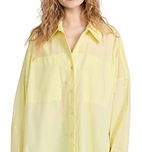 STAUD Women's Payton Top, Sunray, Yellow, M