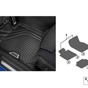 BMW 51472461168 All-Weather Floor Mats for G20 3 Series (Set of 2 Front Mats)