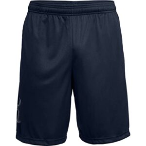 Under Armour mens Tech Graphic Shorts , Academy Blue (409)/Steel , X-Large Tall