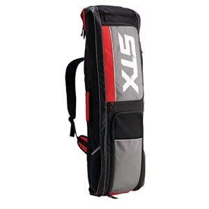 STX Field Hockey Passport Travel Bag, Black/Red