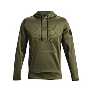 Under Armour mens Freedom Emboss Hoodie , (390) Marine OD Green / / Marine OD Green , Small