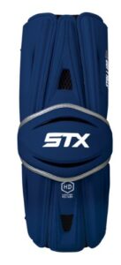 stx lacrosse stallion hd arm guards, navy, medium