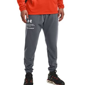 Under Armour Men's Fleece Storm Pants 1357120 (X-Large, Pitch Gray/Reflective - 012)