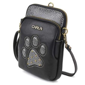 CHALA UNI Cellphone Xbody - Versatile Styles - Pawprint - black