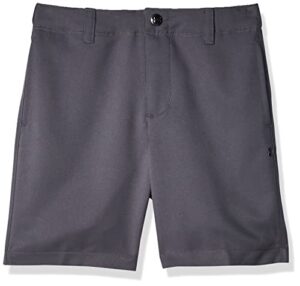 under armour boys’ little golf medal play short, belt loops, elastic closure, lightweight & stretchy, graphite, 6