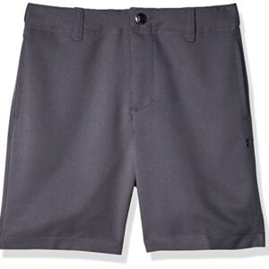 Under Armour Boys' Little Golf Medal Play Short, Belt Loops, Elastic Closure, Lightweight & Stretchy, Graphite, 6