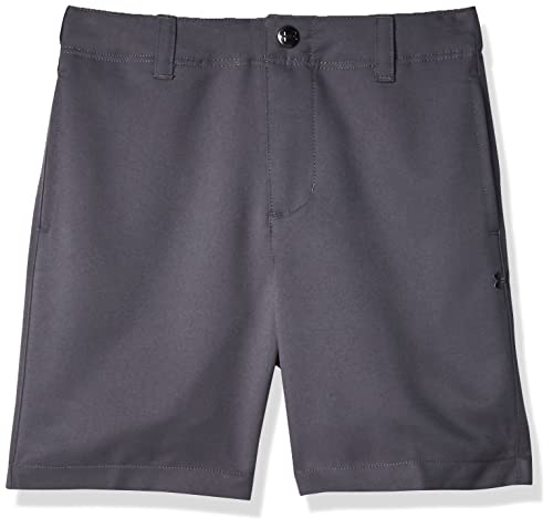 Under Armour Boys' Little Golf Medal Play Short, Belt Loops, Elastic Closure, Lightweight & Stretchy, Graphite, 6