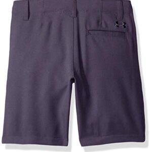 Under Armour Boys' Little Golf Medal Play Short, Belt Loops, Elastic Closure, Lightweight & Stretchy, Graphite, 6