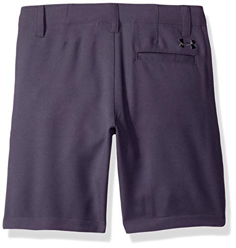 Under Armour Boys' Little Golf Medal Play Short, Belt Loops, Elastic Closure, Lightweight & Stretchy, Graphite, 6