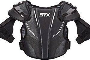 STX Lacrosse Stallion 200 Shoulder Pad, Black, Large