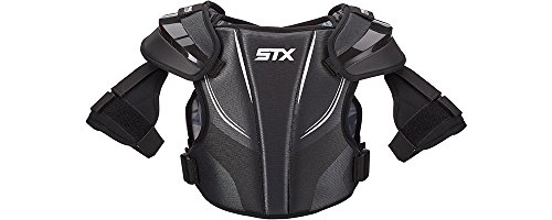 STX Lacrosse Stallion 200 Shoulder Pad, Black, Large