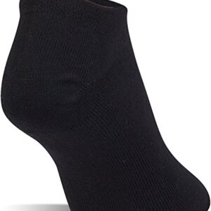 Under Armour Women's Essential Charged Cotton No Show Liner Socks (6 Pack), Black, Medium