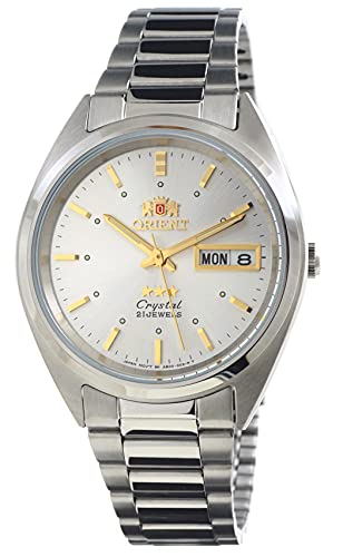 Orient TriStar Mens Classical Automatic Sunray Silver Dial Watch AB00005W