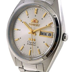 Orient TriStar Mens Classical Automatic Sunray Silver Dial Watch AB00005W