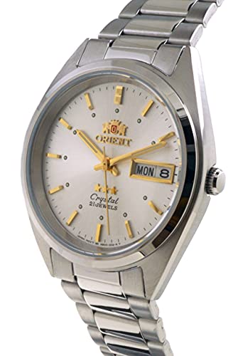 Orient TriStar Mens Classical Automatic Sunray Silver Dial Watch AB00005W