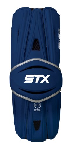 STX Lacrosse Stallion HD Arm Guards, Navy, Large