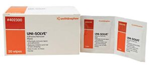 uni-solve adhesive remover wipes – box of 50