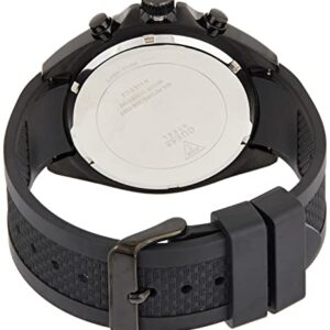 GUESS 45 mm Surge Copper Wire Sunray Textured Dial Silicone Strap W1168G3 Black One Size