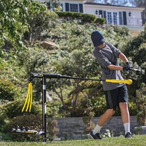 SKLZ Hurricane Premium Portable Batting Practice / Hitting Swing Trainer System for Baseball and Softball, All Ages Training